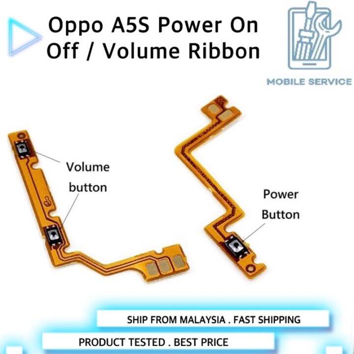Oppo A5S Power On Off / Volume Ribbon Replacement | Lazada