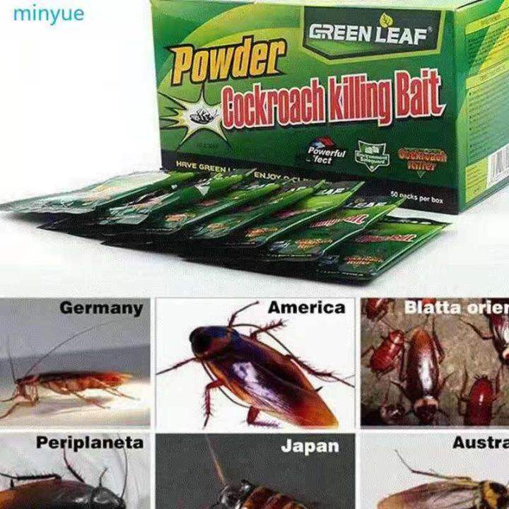 🇲🇾READY STOCK🔥Power Ant/Cockroach Killing Bait 10PKT 灭蚂蚁/蟑螂药 绿叶 蚂蚁杀蚁饵剂 ...