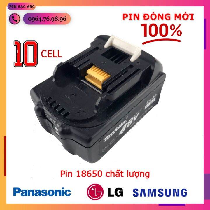 [PIN ĐÓNG] Pin Makita BL1850B 10 cell dùng cho máy cầm tay Makita 18v ...