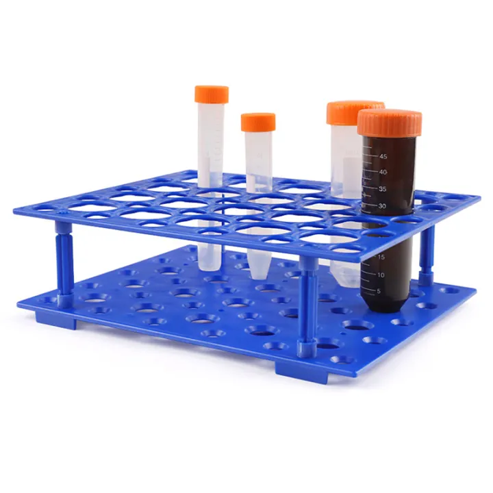 NewHopeTreee 50 Sockets Centrifuge Test Tube Rack Two Layers Test Tubes ...