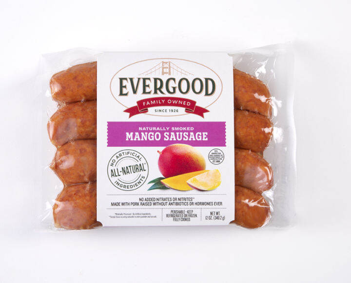 EVERGOOD PORK ABF MANGO SAUSAGE 340.2G | Lazada