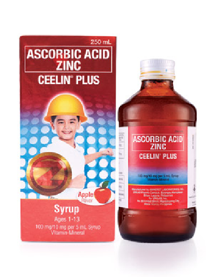 Natasha CEELIN PLUS SVR250 Vitamin C syrup for kids (UNILAB) | Lazada PH