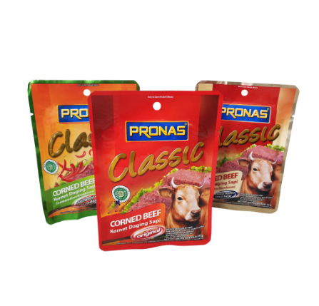 PRONAS Classic Corned Beef 50g - Kornet Daging Sapi Kemasan Sachet ...