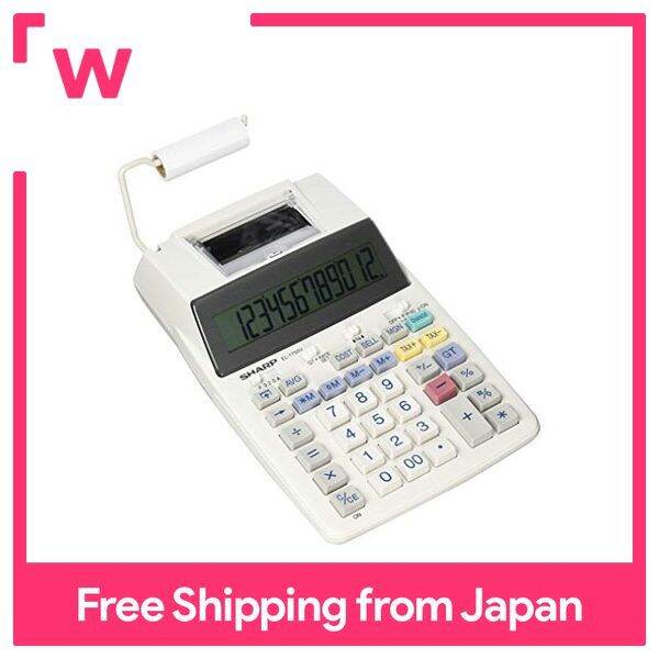 Sharp Printer Calculator Semi-Desktop Type 12 Digits EL-1750V | Lazada PH
