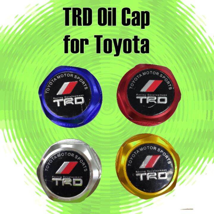 TRD Billet alumium oil cap Suits Perodua Myvi 1.3 1.5 Kembara Toyota ...