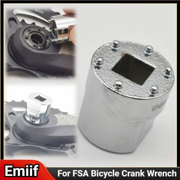 Emiif Bike Crankset End Cap Bolt Extractor Tool For FSA Bicycle Crank ...