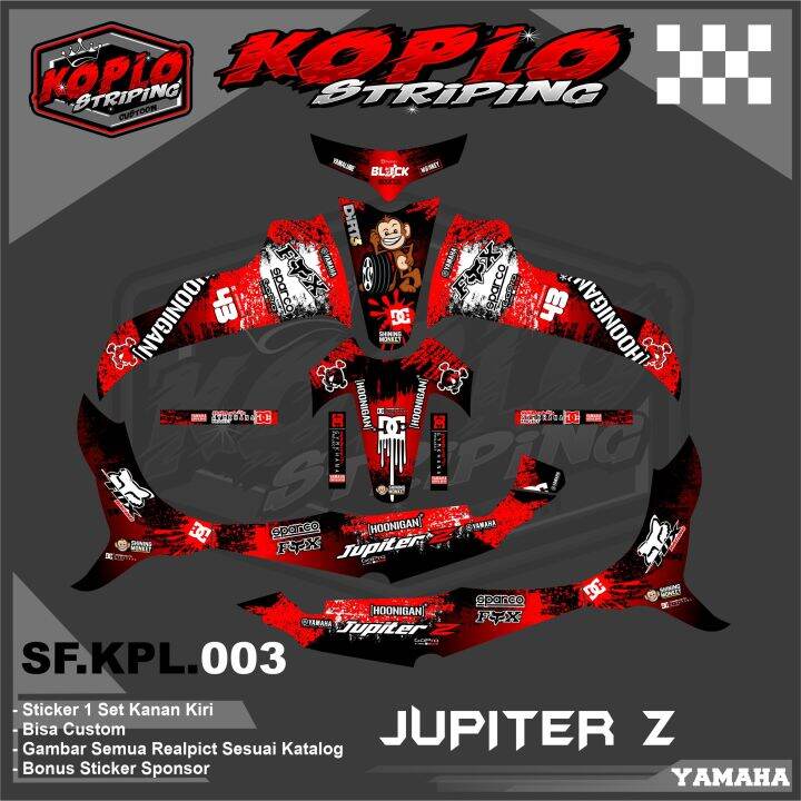 Stiker Decal Full Body Motor Yamaha Jupiter Burhan - Stiker Decal Full ...
