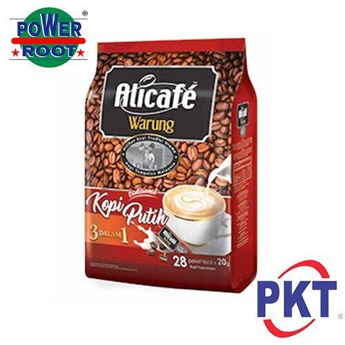 POWER ROOT ALICAFE 3IN1 WHITE COFFEE 28X20G | Lazada