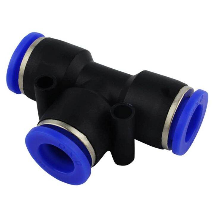 Khớp nối nhanh chữ T ống khí nén, ống nước kích thước 6mm, 8mm, 10mm, 12mm | Lazada.vn