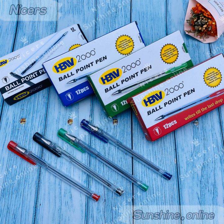 Original HBW #2000 Ballpen Ball point pen HBW 12pcs | Lazada PH