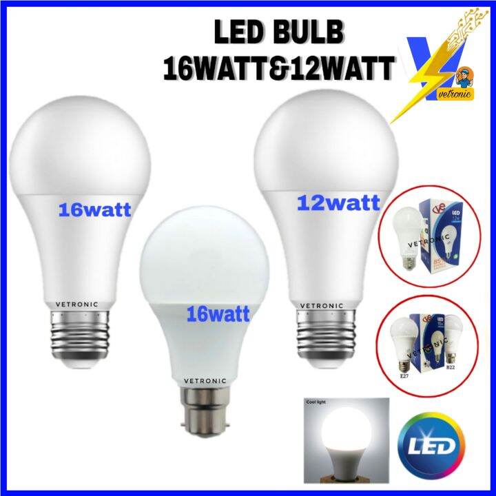 E27 B22 LED Light Bulb 12W 16W Daylight 6500K AC160-265V LED mentol ...