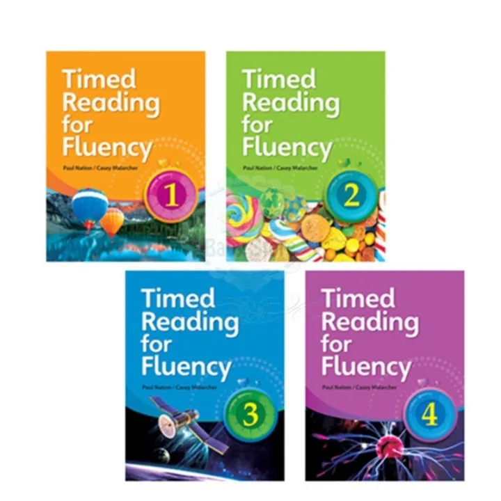 Timed Reading for Fluency (4 books set) | Lazada