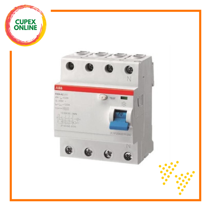 ABB FH204 AC IEC RCCB 40A/63A 30mA 4P | Lazada