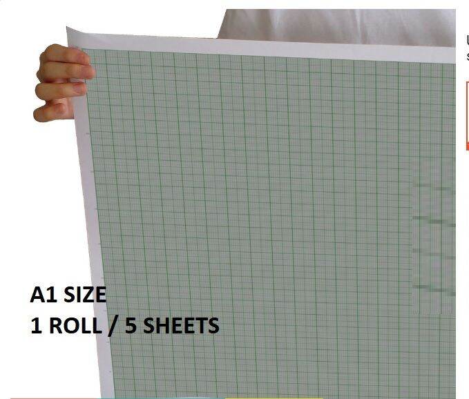A1 GRAPH PAD ( 5 SHEETS/ ROLL ) | Lazada