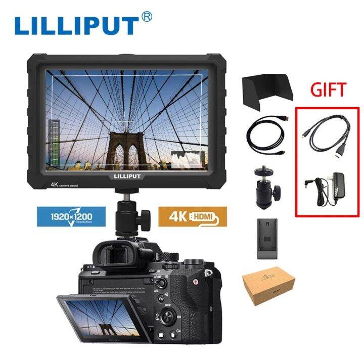 LILLIPUT A7S 7 Inch 1920X1200 HD IPS Screen 500Cd/M2 Camera Field ...