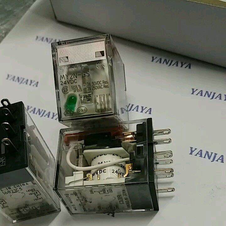 OMRON MY2N GS 24VDC 8 KAKI D JAMIN ORIGINAL HARGA 1PCS/RELAY MY2N GS 24VDC 8PIN OMRON ORIGINAL ...