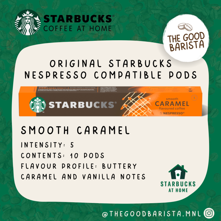 Starbucks Smooth Caramel Nespresso Compatible Pods and Capsules (June ...