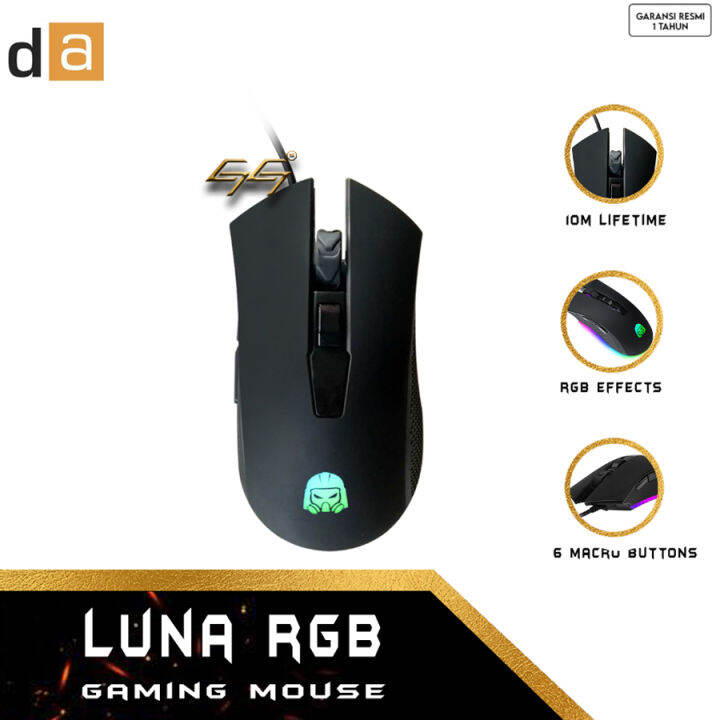Mouse Gaming Digital Alliance Luna RGB Gaming Mouse | Lazada Indonesia