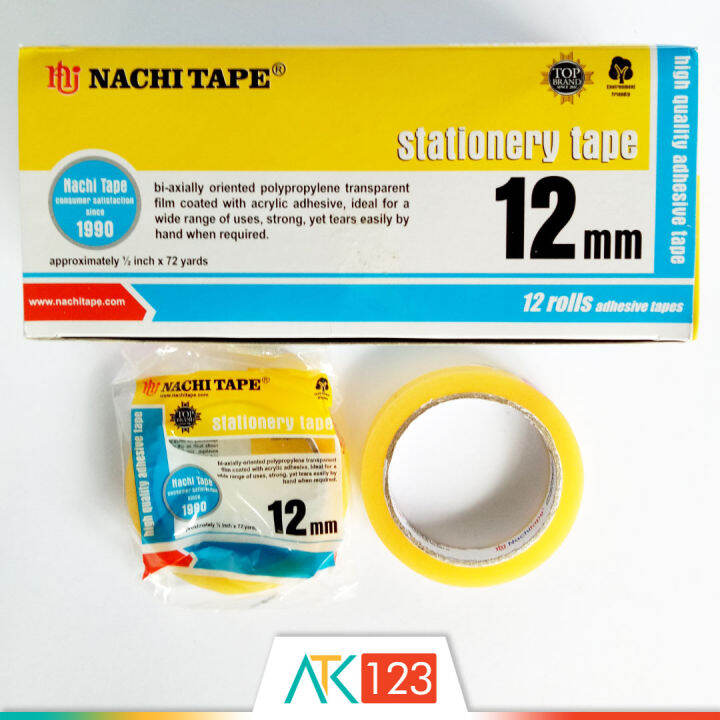 Selotip / Isolasi Bening / Adhesive / Stationery Tape 12 mm (0.5'') Nachi Tape | Lazada Indonesia