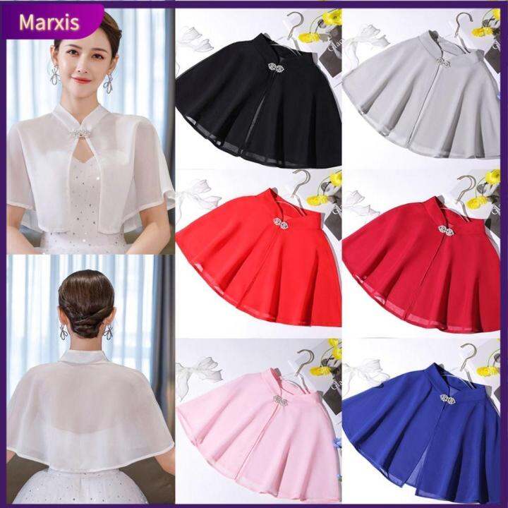 MARXIS Women Wedding Accessories Wedding Cloak Soft Cape Wedding Bridal ...
