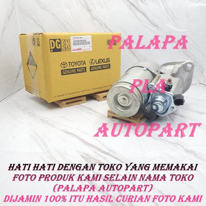 STATER STARTER ASSY MOBIL TOYOTA HILUX VIGO HILUX 1KD 28100-0L032 ...