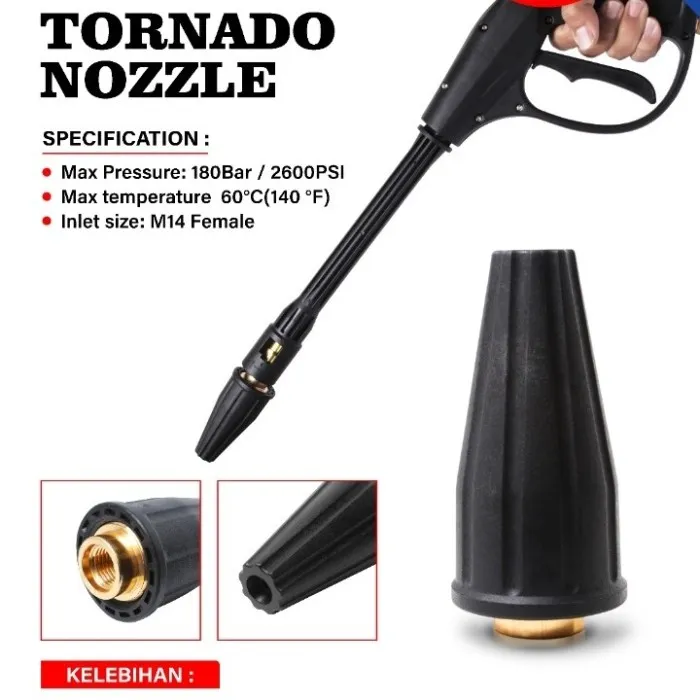 SEMPROTAN JET CLENER DIRT BLASTER / TORNADO NOZZLE / TURBO NOZZLE JET ...
