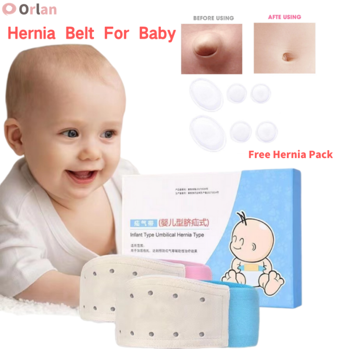 Orlan 2Pcs/Set Baby Umbilical Hernia Belt for Pain Relief Recovery ...