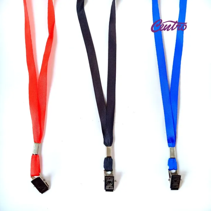 Jepitan Tali ID Card / Gantungan Name Tag - Merah / isi 5 | Lazada ...