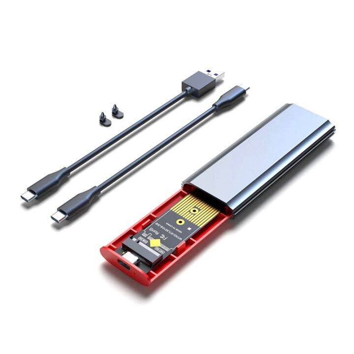 M2 SSD NVME Enclosure M.2 to USB 3.1 SSD Box Case for M.2 PCIe NVMe M ...
