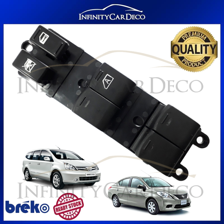 Nissan Grand Livina Latio Good Quality BREKO Power Window Main Switch ...