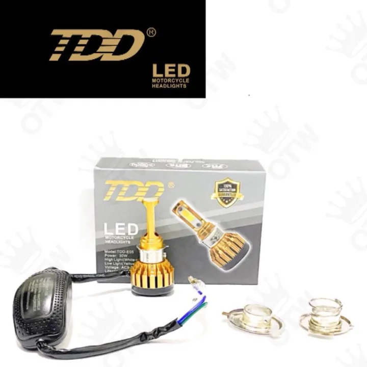 TDD E05 LED Headlights 30w (White/Yellow) | Lazada PH