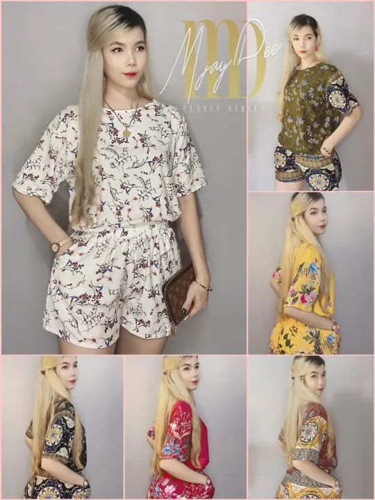 Challis Nancy Terno / Challis Terno Short / Challis | Lazada PH