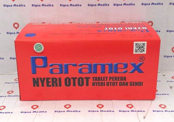 Paramex Nyeri Otot Box Isi 25 Strip 4 Tablet - Obat Pereda Nyeri ...
