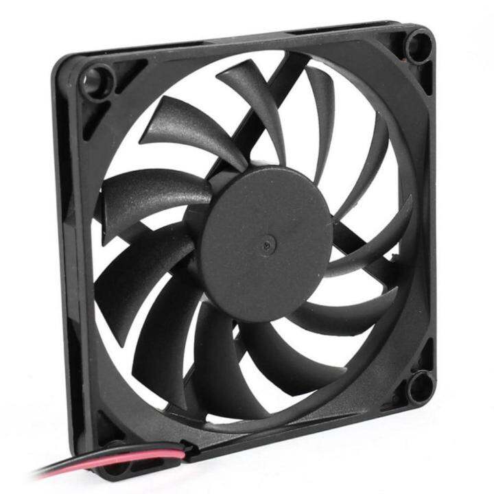 YOC Hot 80mm 2 Pin Connector Cooling Fan for Computer Case CPU Cooler ...