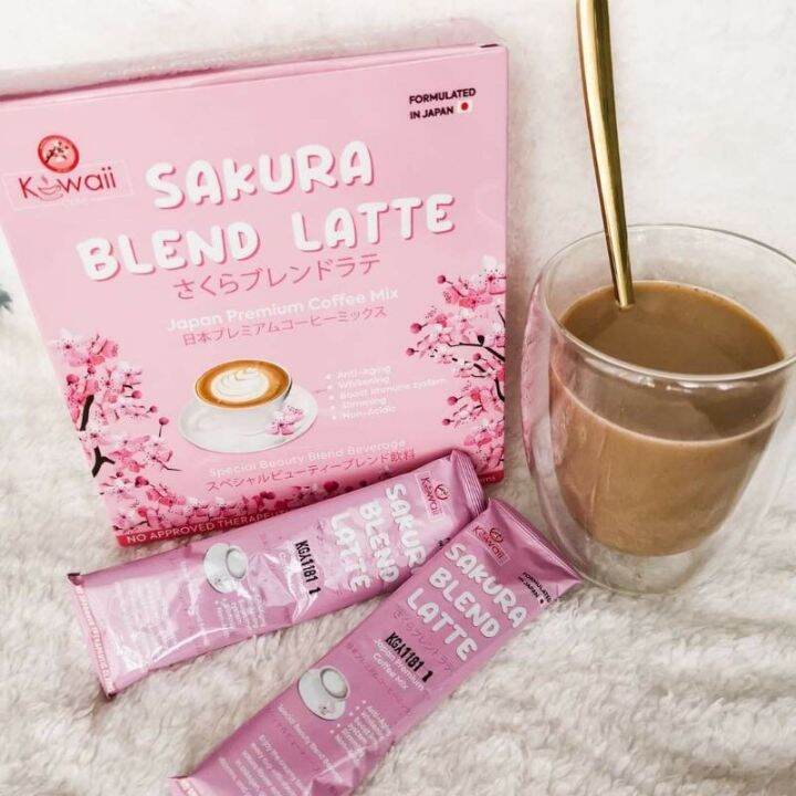 Sakura Blend Latte Kawaii Rosmar Coffee and Chocolate, Brilliant Cafe ...