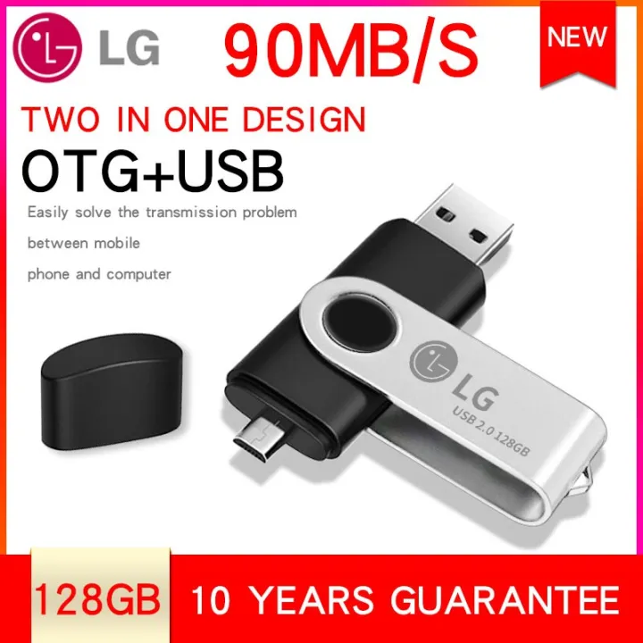 ส่วนลดพิเศษ LG 2 in 1 OTG USB Flash Drive 128GB Pendrive Memory stick ...