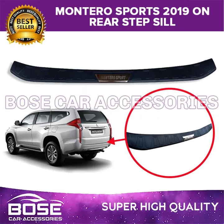 Mitsubishi Montero Sports 2019 2020 Rear Stepsill Rear Bumper Protector ...