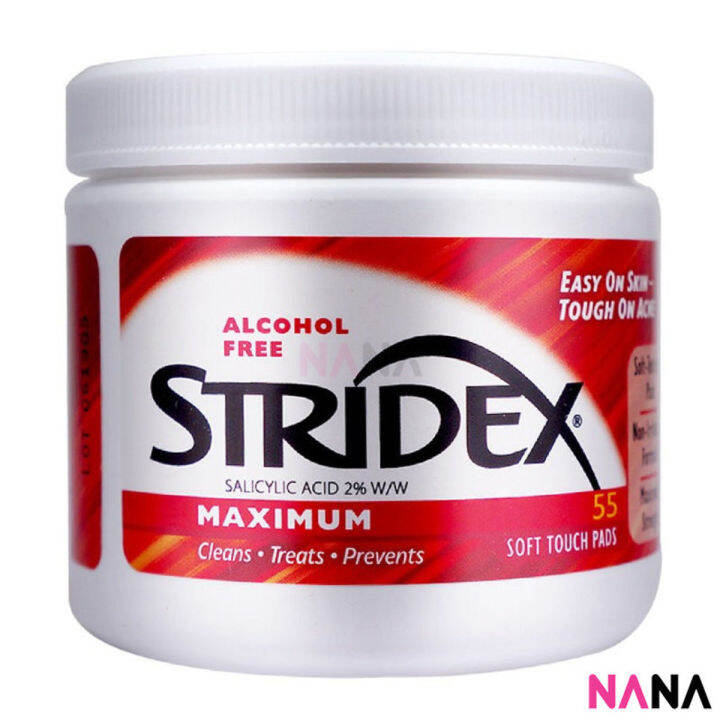 Stridex Single-Step Acne Control Maximum 55 Soft Touch Pads - Red | Lazada PH