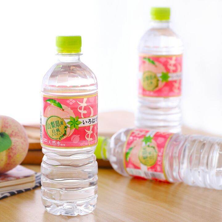 Coca-Cola LOHAS Peach Natural Water Flavor drink 555ml 可口可乐乐活白桃自然水 ...
