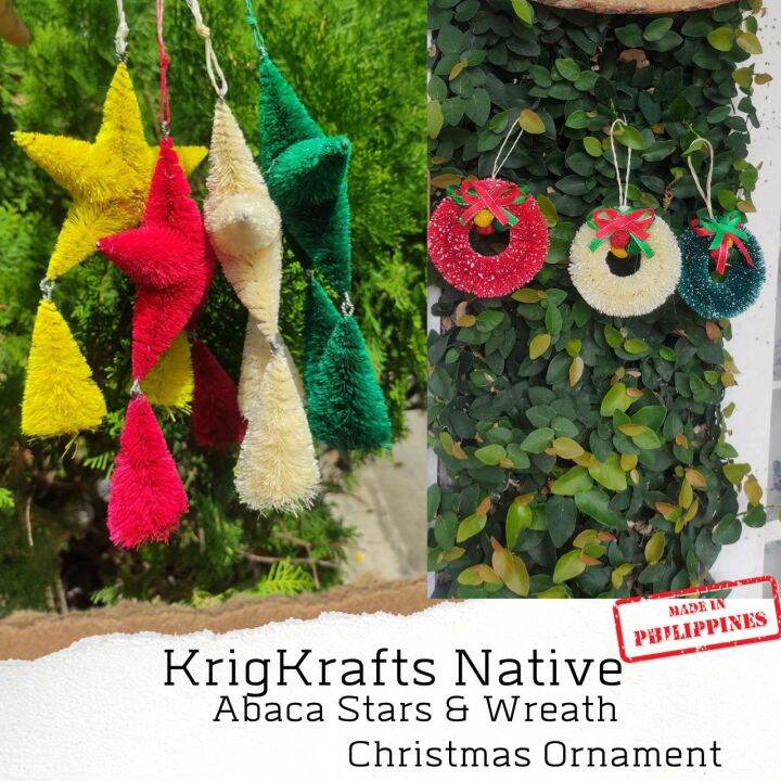 Krigkrafts Native Christmas Decor Star/ Lantern/ Parol/Wreath | Lazada PH
