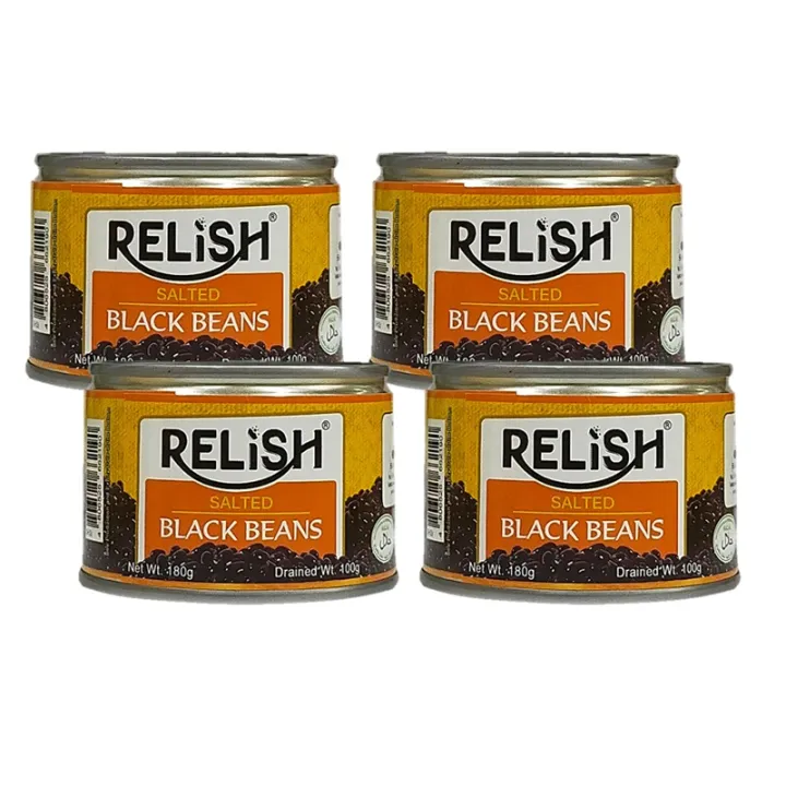 Relish Salted Black Beans 180g - Pack of 4 | Lazada PH