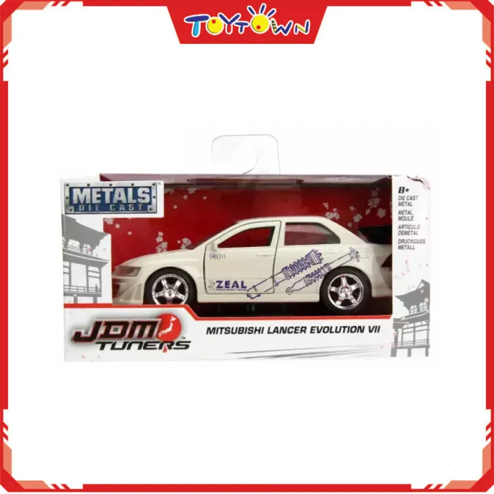 Jada Toys - JDM Tuners 1:32 Scale Mitsubishi Lancer Evolution VII (Die ...