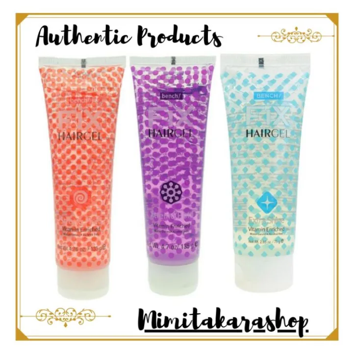 BENCH/ Extra Shine Hair Gel/extreme hold/Vitamin Enrich 75 G | Lazada PH