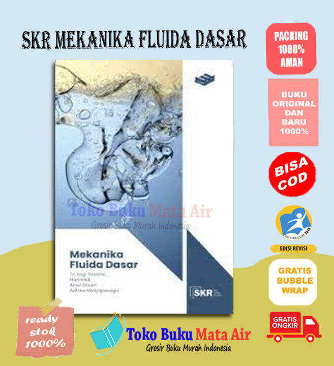 BEST SELLER ORIGINAL SERI KULIAH RINGKAS : MEKANIKA FLUIDA DASAR - TRI ERLANGGA | Lazada Indonesia