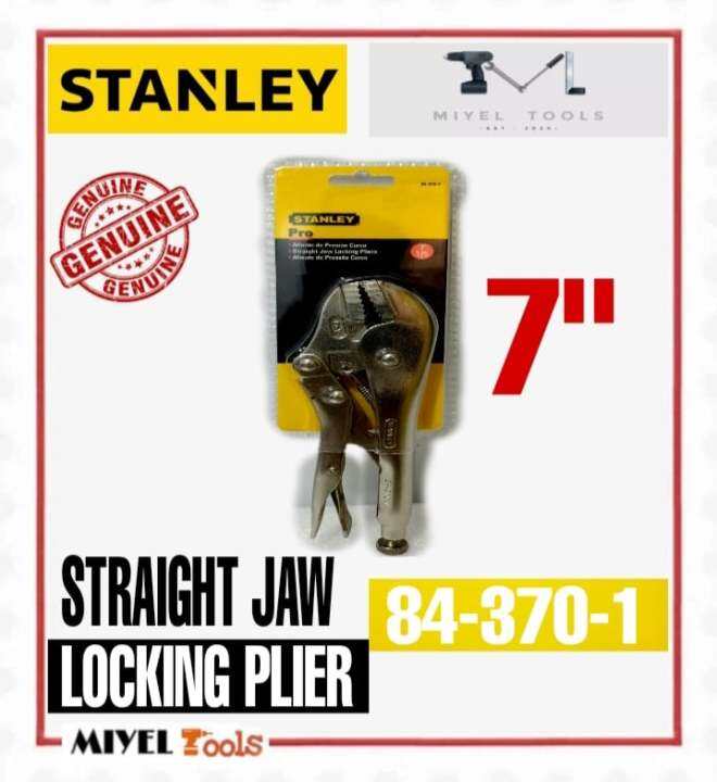 STANLEY Straight Jaw Vise Grip Locking Pliers 84-370-1 | Lazada PH