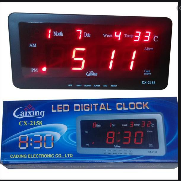 LED digital clock CX-2158 | Lazada PH