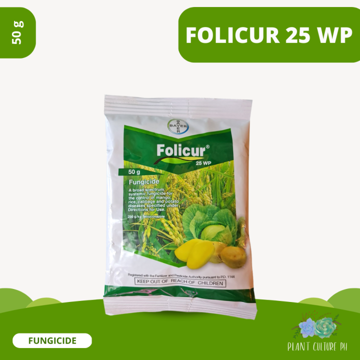 Folicur 25WP (Broad Spectrum Systemic Fungicide) 50 Grams Bayer | Lazada PH