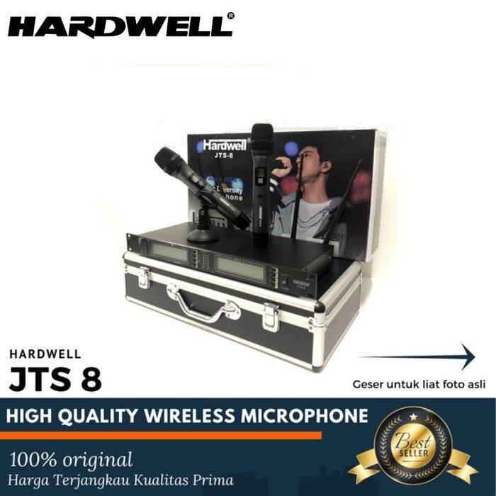Produk Original Mic HARDWELL JTS 8 Wireless Multichannel Microphone ...