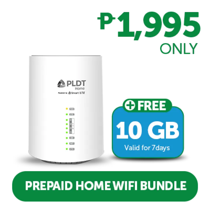 PLDT Prepaid Home Wifi LTE-Advanced w/ FREE! 10GB valid for 7 days (GreenPacket D2K CAT6 ...