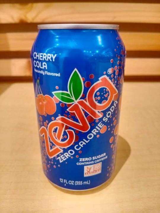 355ml Zevia Zero Calorie & Sugar Soda Cherry Cola Naturally Flavored | Lazada PH